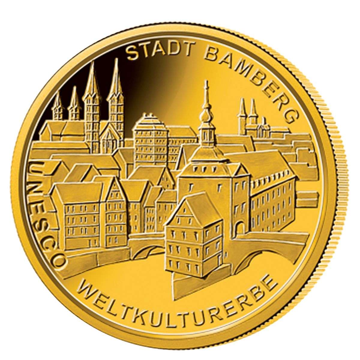 Goldm nze 100 Euro Unesco Weltkulturerbe Bamberg 2004 Pro Aurum Goldm nze 100 Euro Unesco Weltkulturerbe Bamberg 2004 Pro Aurum