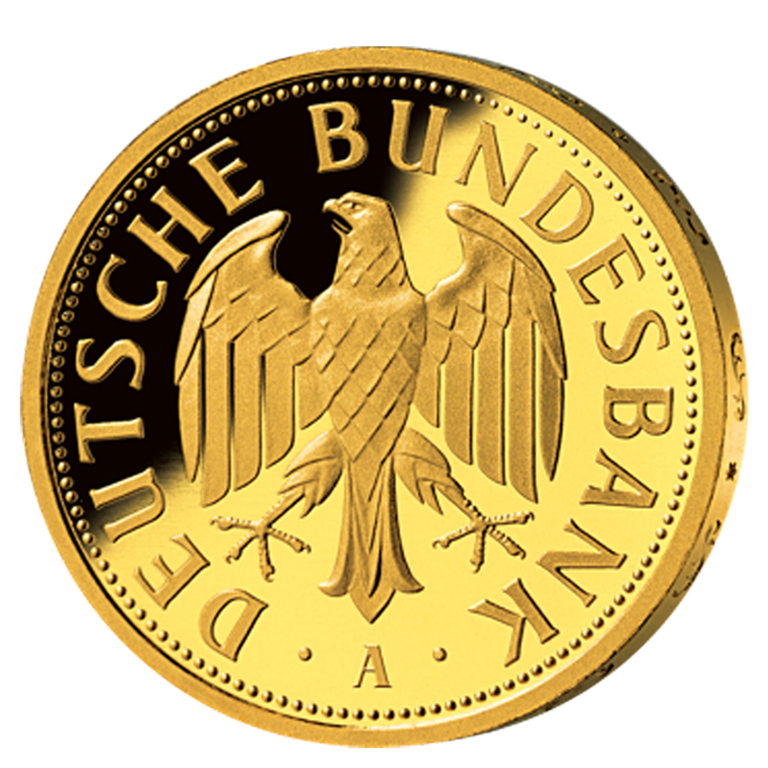 Goldmünze 1 Deutsche Mark Goldmark 2001 | pro aurum